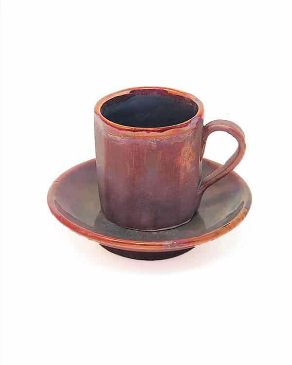 Rustic Luster Red Coffee Cup - Decobate