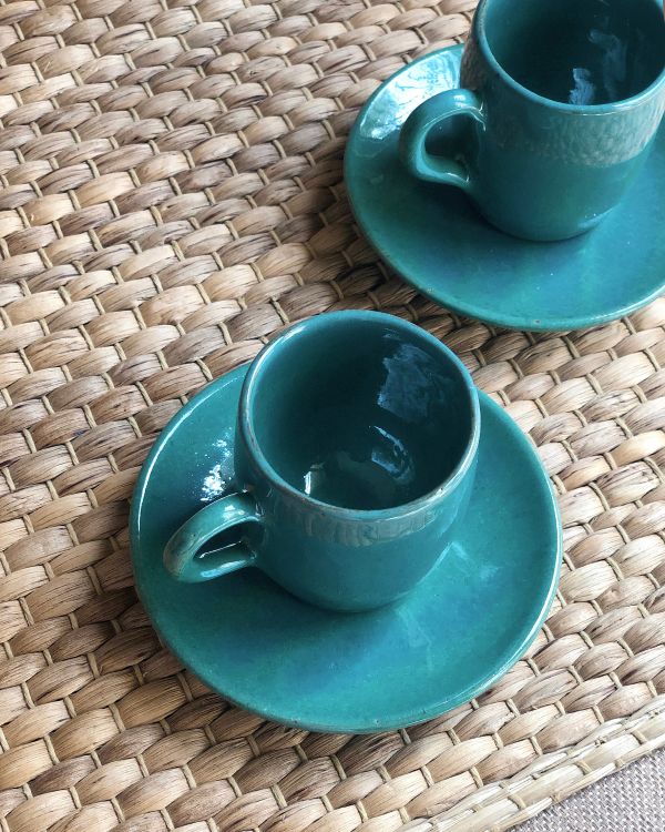 Teal & Turquoise Cup - DECOBATE